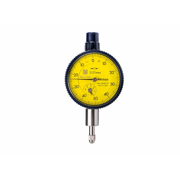 Mitutoyo Dial Indicator, 0 to 0.250 In, 0-100 1410A | Zoro