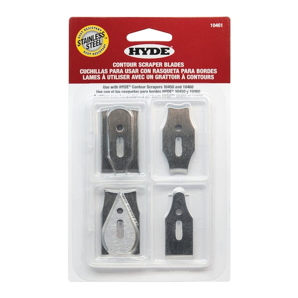 Hyde Contour Scraper Replacement Blades 10461 | Zoro
