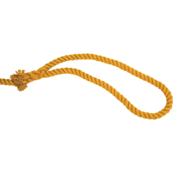 Champion Sports Tug of War Rope, Yellow/50ft Long Looped TWR50 | Zoro