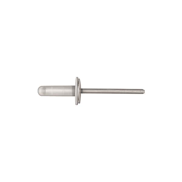 Disco Blind Rivet, Flanged Head, 4.8 mm Dia., Aluminum Body 10764PK | Zoro
