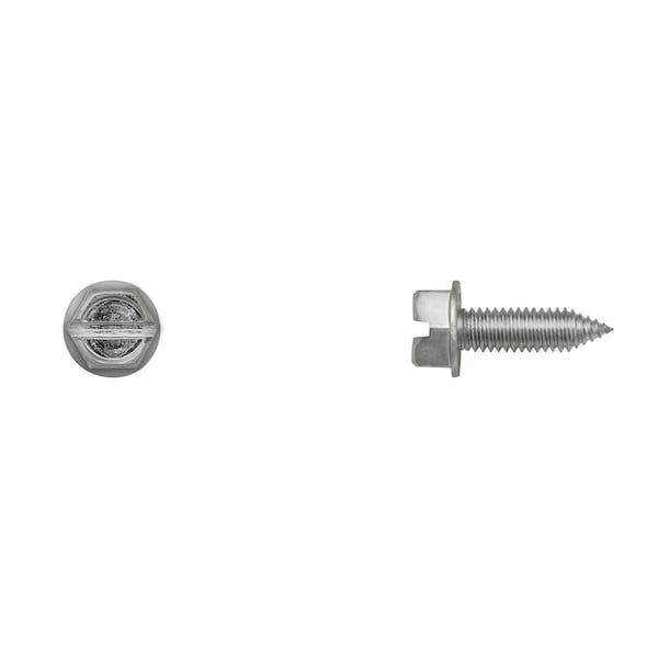 Disco Zinc Fin License Plate Screws 6-1.00x20mm 10mm Hx/W/Hd Slot PK50 ...
