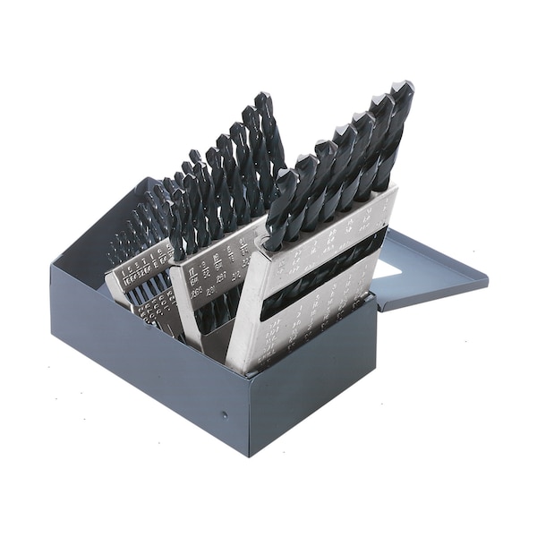 Klein Tools Regular-Point Drill-Bit Set, 29-Piece 53000 | Zoro