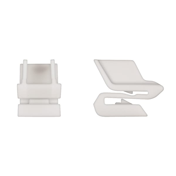 Disco Wht Nyln Rear Bumper Clips 20mm W 35 mm L 29mm H PK10 11132PK | Zoro