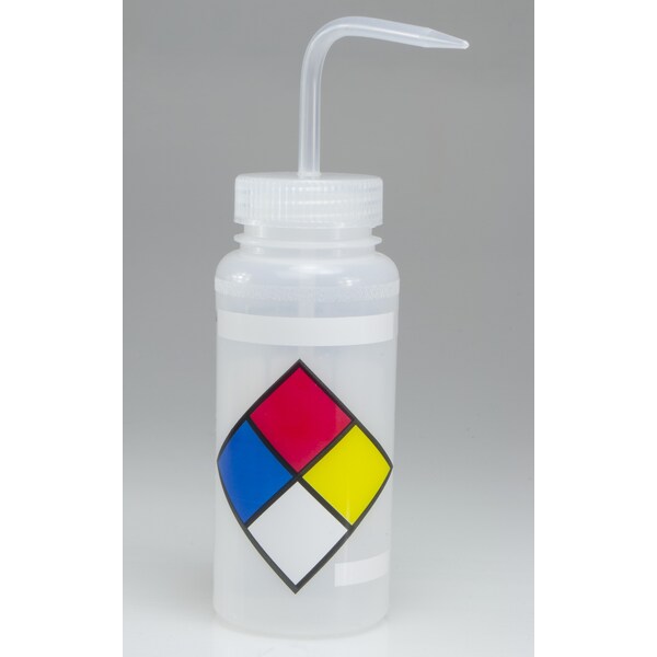 Bel-Art Bel-Art Scienceware Ethanol 4-Color Safety-Labeled Wash Bottle ...
