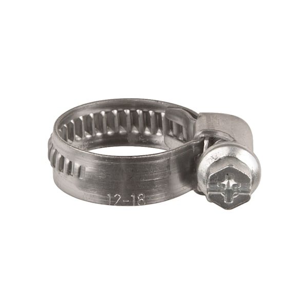 Disco European Style Hose Clamps 12mm-18mm C/R 8mm Band W PK10 11922PK ...