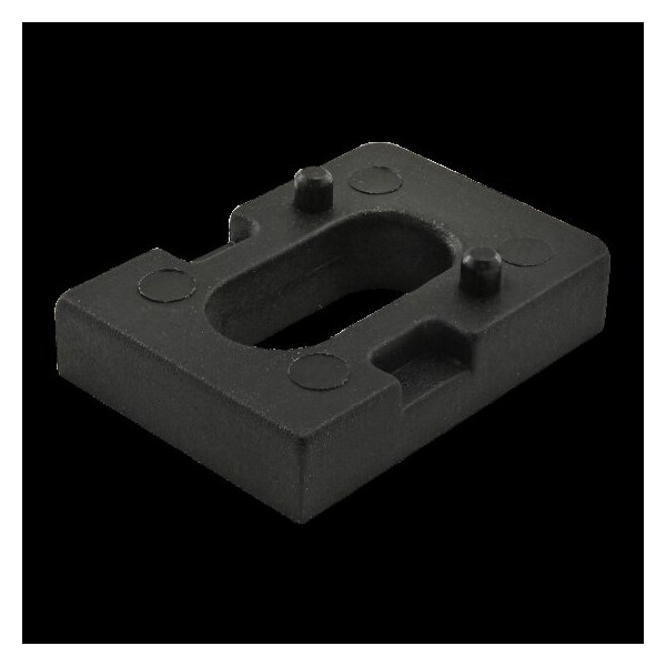 80/20 Panel Mount Block Spacer 5mm Nylon Blk 12055 | Zoro
