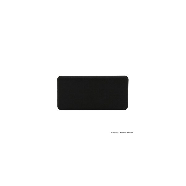 80/20 End Cap 40X80 2Pin Tab8 Nylon Blk 12261 | Zoro