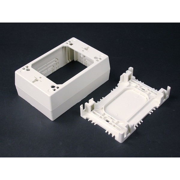 Wiremold Deep Box Fitting, White, PVC NM2048-WH | Zoro