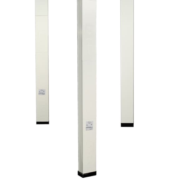 Wiremold Service Pole, 3in., Aluminum 30TC-412V | Zoro