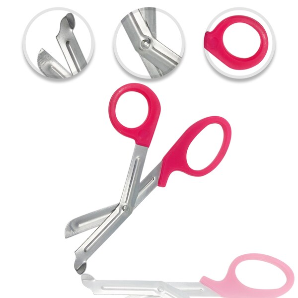 Cynamed EMT Medical Shears, 7.25", Hot Pink CYZR-0068 | Zoro