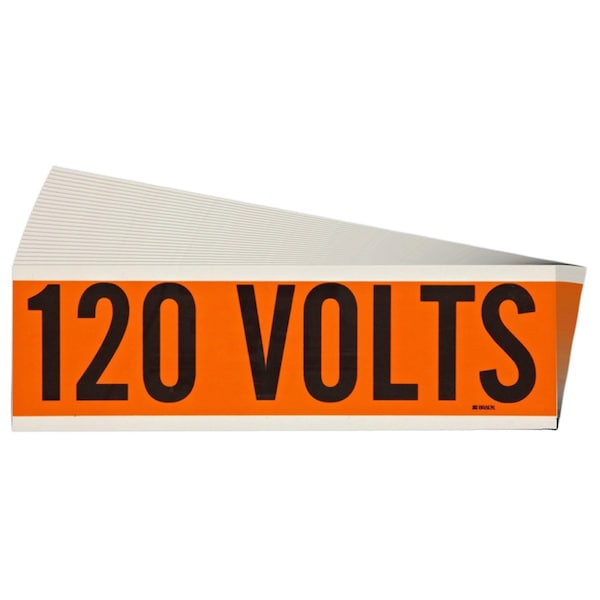 Brady Conduit and Voltage Sign and Labels, PK25 152314 | Zoro
