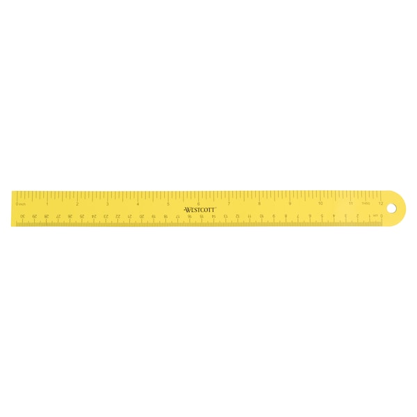 Westcott Rulers, 12" Magnetic Strip Ruler (1.0mm Thick) 15990 | Zoro