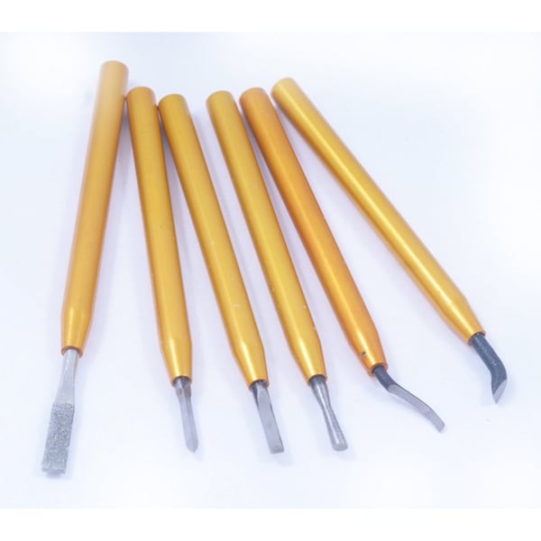 Hhip 6 Piece Mini Deburring & Scraping Tool Kit 2001-0228 | Zoro