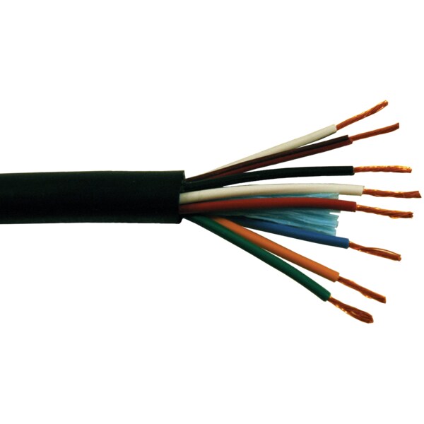 Quickcable Control Cable, TC, 18 AWG, 8 C, Neoprene, Stranded, 600V ...