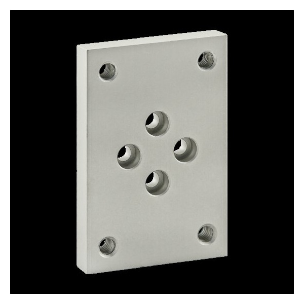 80/20 Flange Mount Caster, Base Plate, 10 S 2419 | Zoro