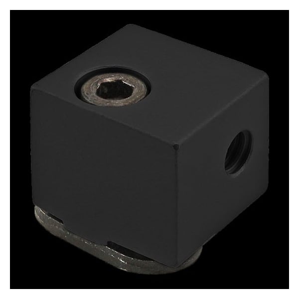 80/20 Black 10 S Panel Mount Block 2427-BLACK | Zoro