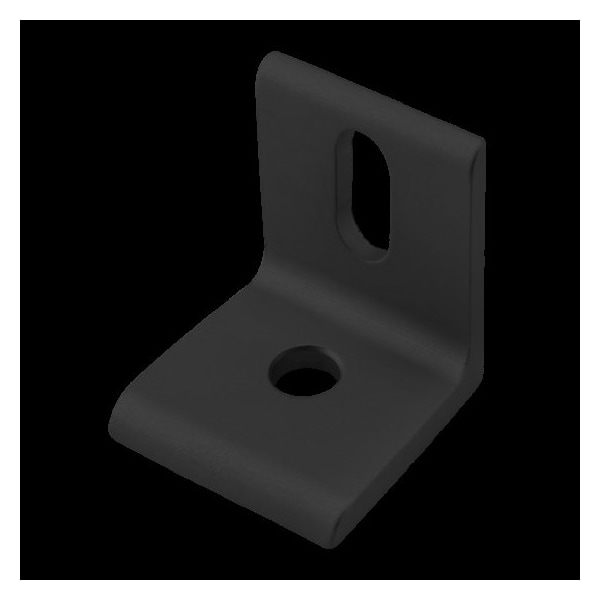 80/20 Black 10 S Panel Mount Bracket 2428-BLACK | Zoro