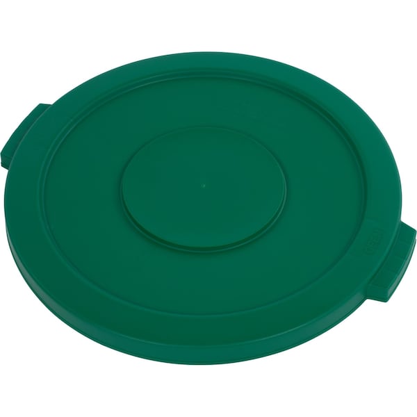 Bronco 20 Gal Trash Can Lid, Green 84102109 | Zoro