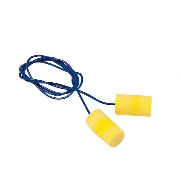 3M E-A-R Classic Disposable Corded Ear Plugs, Metal Detectable, NRR 33 ...