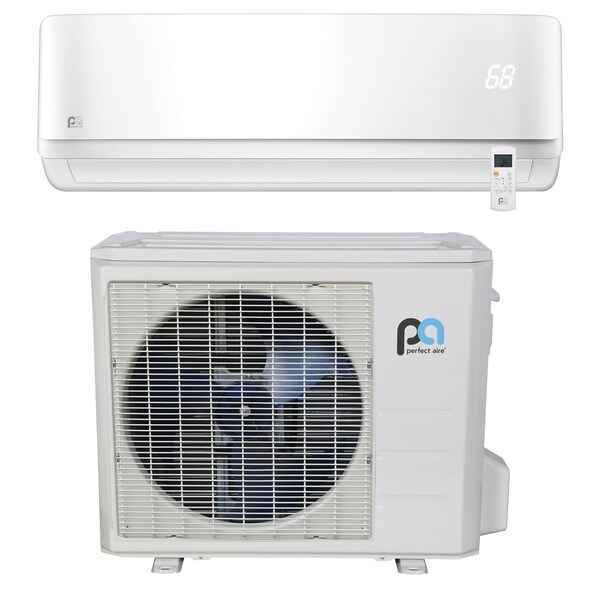Perfect Aire Mini-Split, Sgl-Zone, Outdr, 24,000 Btu 2PAMSH24B-16 | Zoro