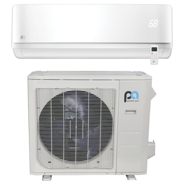 Perfect Aire Mini-Split, Sgl-Zone, Outdr Unit, 30000 Btu 2PAMSH30B-18 ...