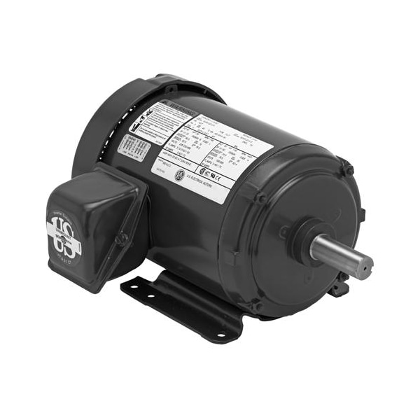 U.S. Motors Motor, 2Hp, 1800Rpm, 145T, Tefc, 3Ph, 208V U2P2D | Zoro