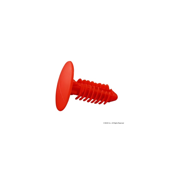 80/20 Push In Fastener Red, 15 S 3274RED | Zoro