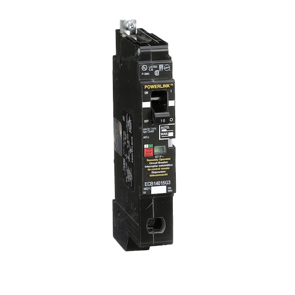 SQUARE D 15A, 1 pole Molded Case Circuit Breaker, POWERLINK, 277/480V ...