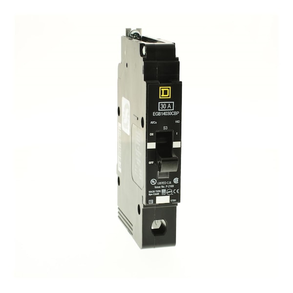 Square D Miniature Circuit Breaker, EGB Series 30A, 1 Pole, 277V AC ...