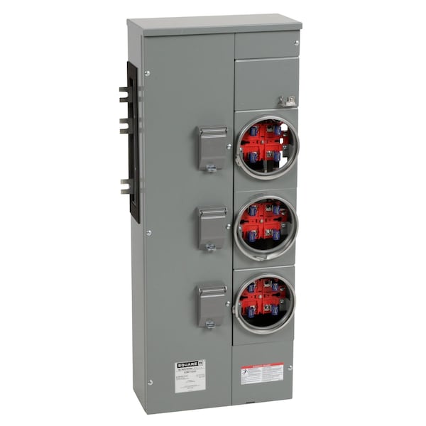 SQUARE D EZM Meter Main 225A, 120/240V AC, surface - EZM113225