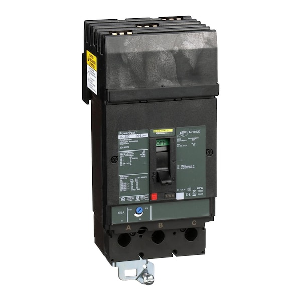 SQUARE D 175A, 3 pole Molded Case Circuit Breaker, POWERPACT, 600V AC ...
