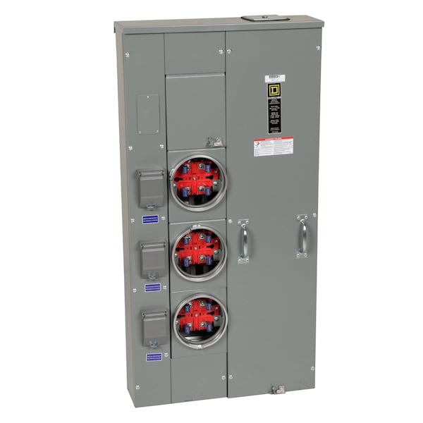 SQUARE D MP Meter Main 120/240V AC, Main Lug, surface - MP33125