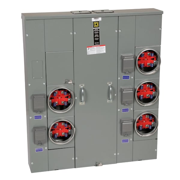 SQUARE D MP Meter Main 120/240V AC, Main Lug, surface - MP55125