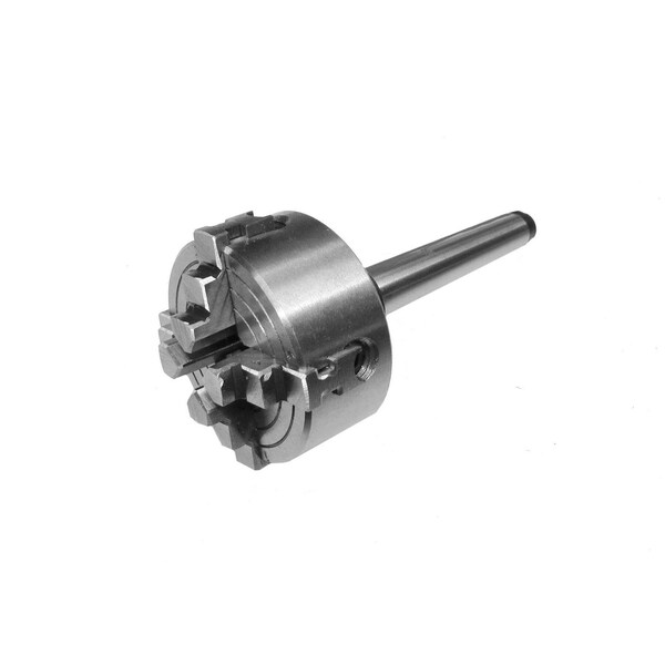 Hhip MT2 Shank 3" 4-Jaw Scroll Lathe Chuck 3900-4707 | Zoro