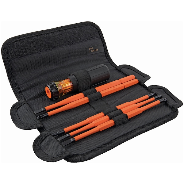 Klein Tools 8-in-1 Insulated Interchangeable Screwdriver Set 32288 | Zoro