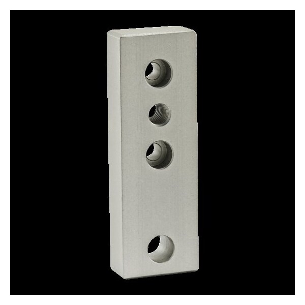 80/20 Level Anchor Base Plate, 4 Hole M12 Tap 40-2175 | Zoro