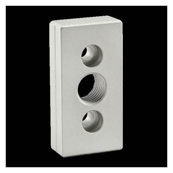 80/20 Base Plate 40mm X 80mm W/M20 Tap In Ctr 40-2365 | Zoro