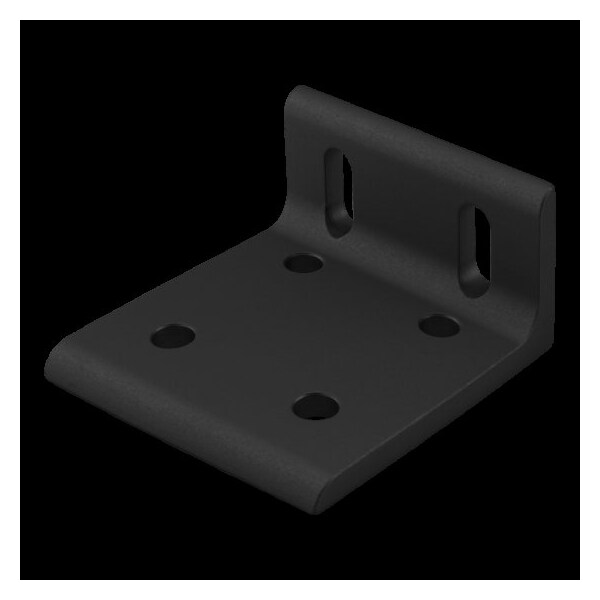 80/20 Slotted 6 Hole Inside Corner Bracket 40S 40-4285-BLACK | Zoro