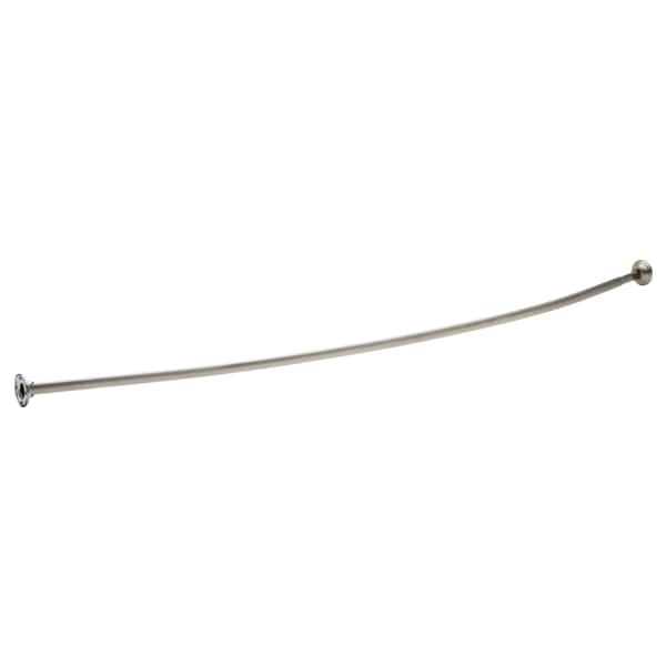 Delta Delta, 1"x6 ft., Curved Shower Rod w/Brckt 42206 | Zoro