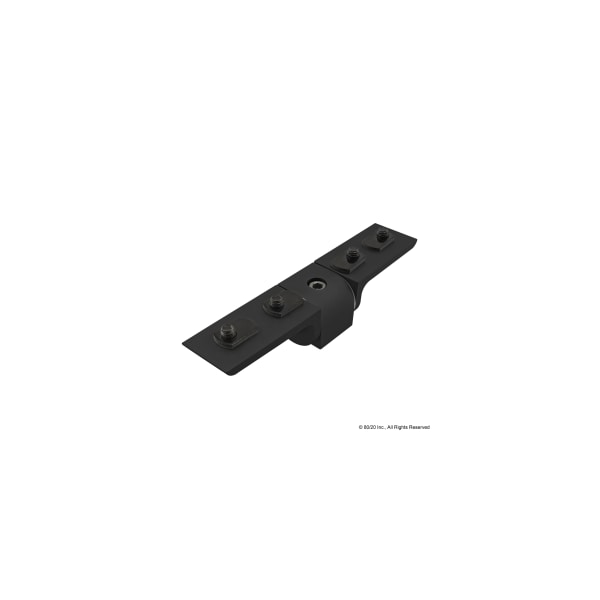 80/20 Rt Angle 90 Deg Dynamic Pivot Assembly 4432-BLACK | Zoro