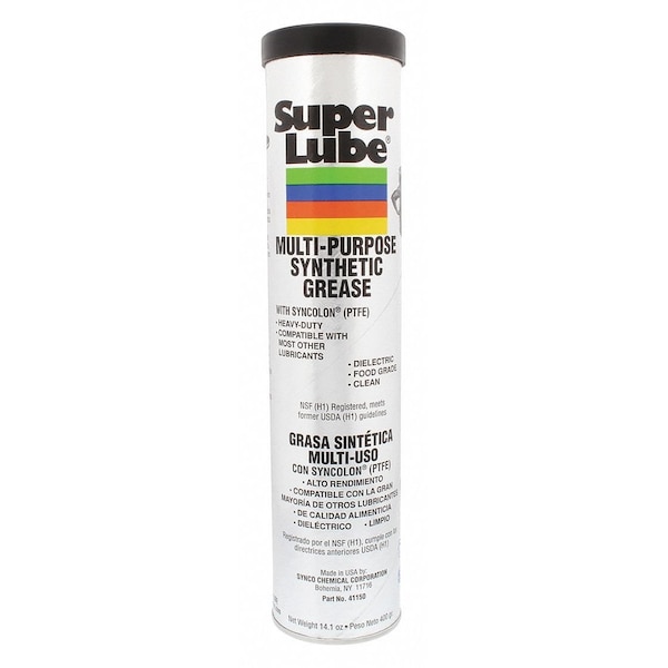 Super Lube Multipurpose Synthetic Grease, H1 Food Grade, NLGI Grade 2 ...