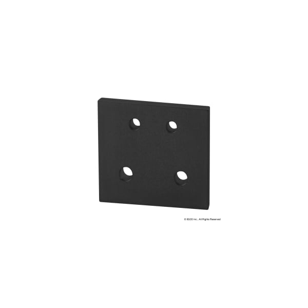 80/20 Blk 10S To 15S 4 Hole Transition Plate 4515-BLACK | Zoro