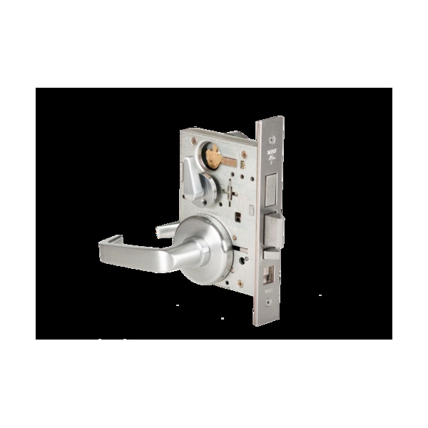 Best Mortise 45H Lock, Dormitory, Lever, Escutcheon, Sat Chr, RH ...