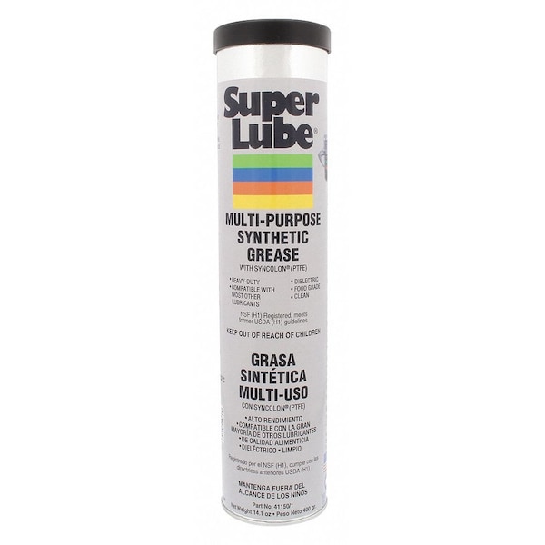 Super Lube Multipurpose Synthetic Grease, H1 Food Grade, NLGI Grade 1 ...