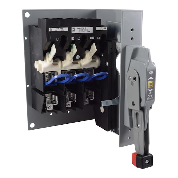 Square D Operating mechanism, flange mounted, fixed depth assembly, 30A ...