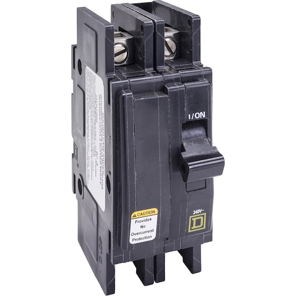 SQUARE D 60A, 2 pole Miniature Circuit Breaker, QO, 240V AC, - QOU200