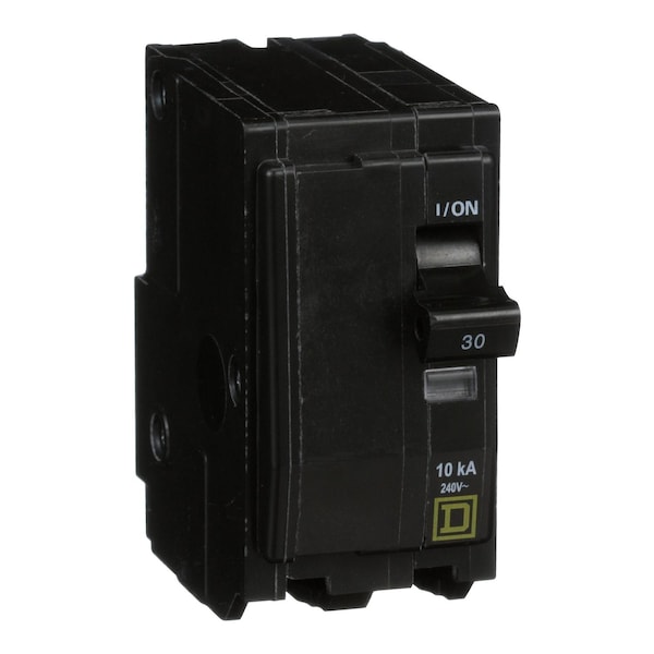 SQUARE D 30A, 2 pole Miniature Circuit Breaker, QO, 240V AC, - QO230H
