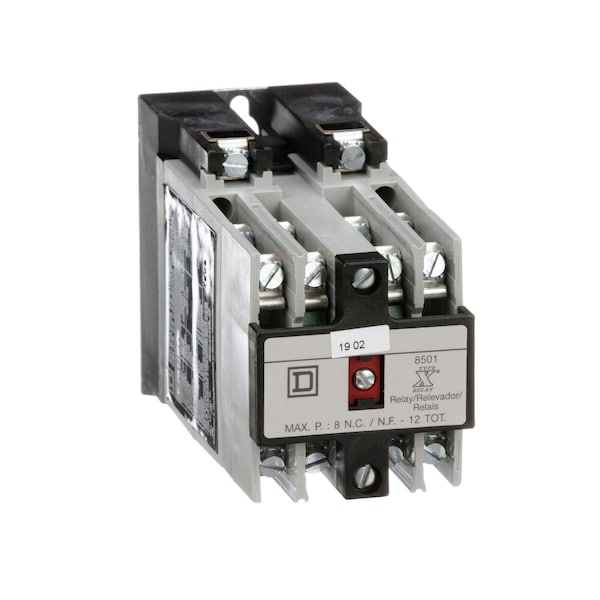 Square D NEMA Control Relay, Type X, machine tool, 10A resistive at 600 ...