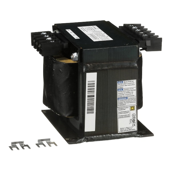 Square D Control Transformer, 500 VA, Not Rated, 115°C, 99/120/130V ...
