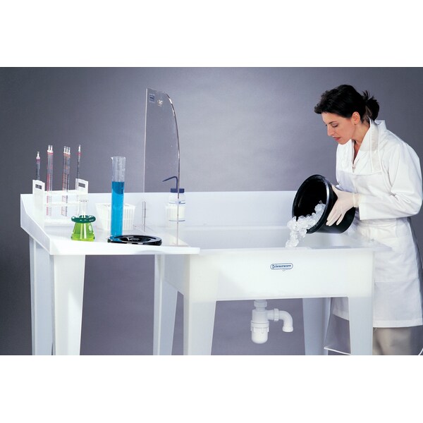 Bel-Art Scienceware, Pp 20 Gal. Left Side Sink W H49011-0000 | Zoro